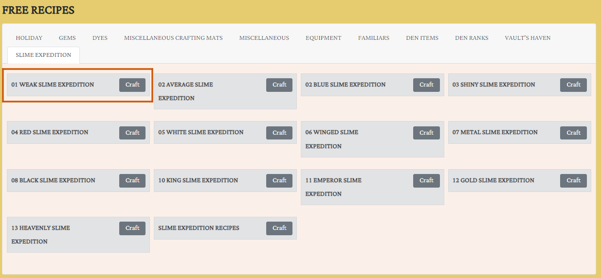 World of Gaia - Slime Expedition Guide